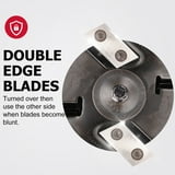 PowerSmart 1.5" 120V 15-Amp Electric Wood Chipper Shredder, with ...