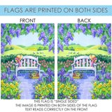 Toland Home Garden Garden Seat Flower Spring Flag Double Sided 12x18 ...