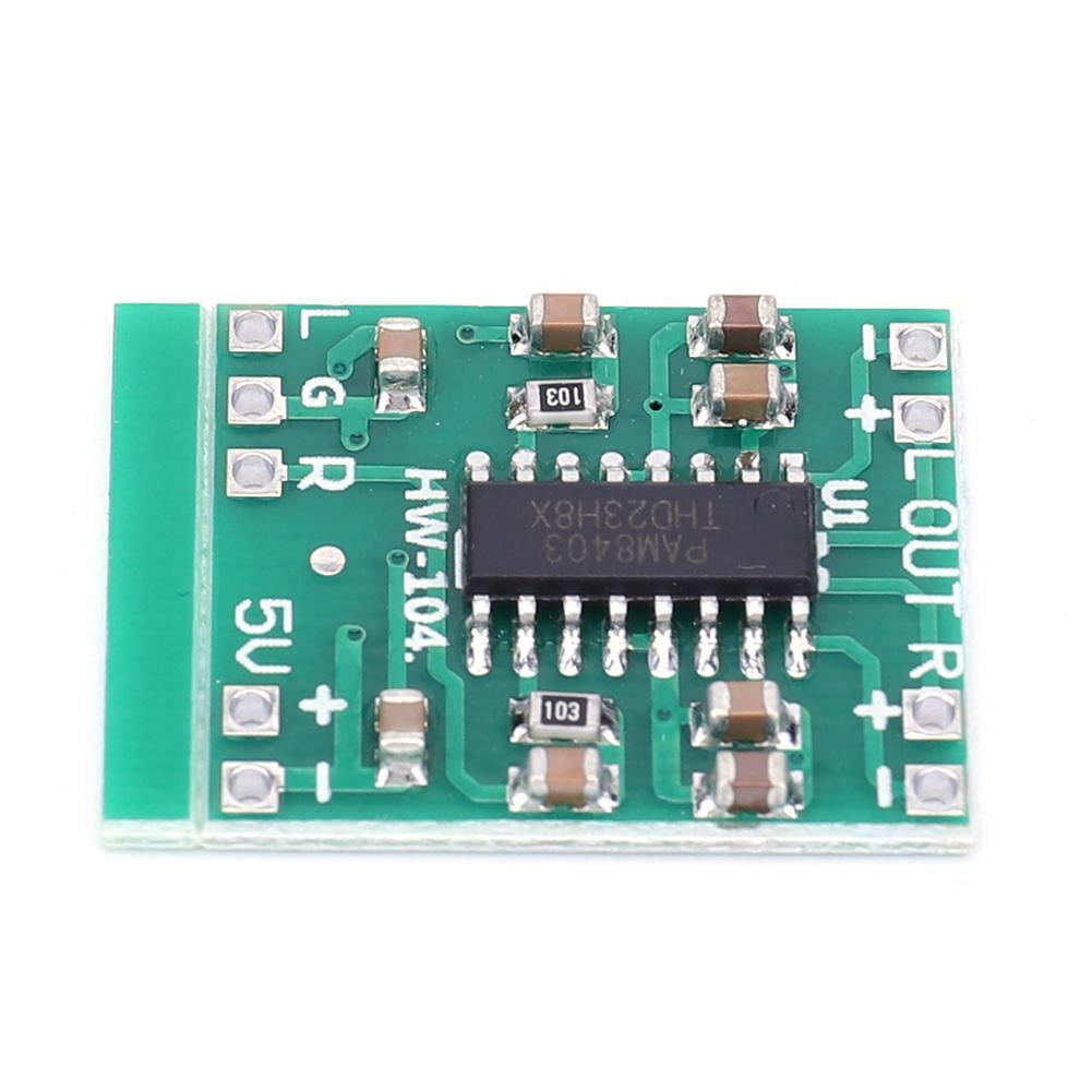 PAM8403 Audio Speaker Sound Amplifier Board Class D 2*3W DC2.5-5.5V ...