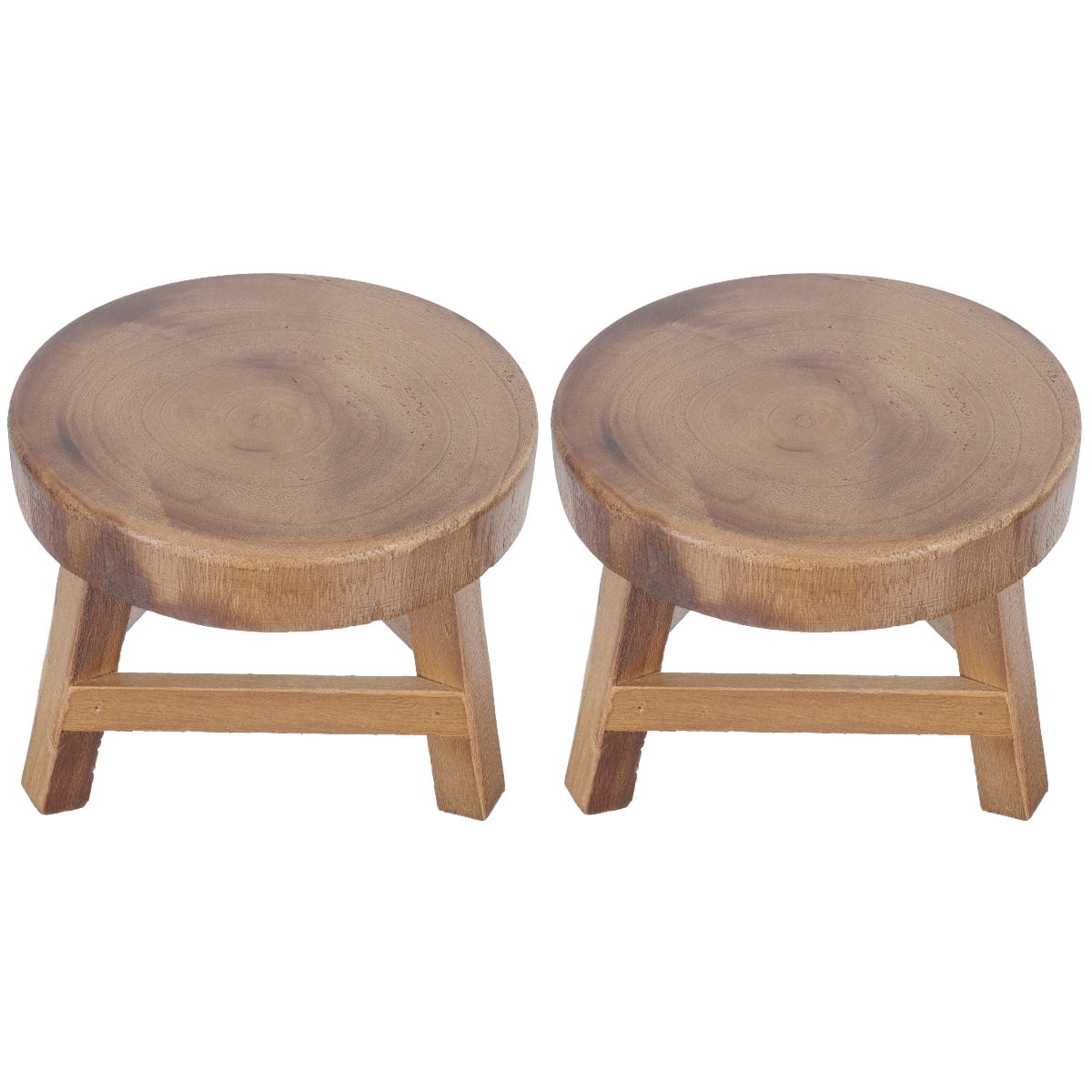 NUOLUX Indoor Rack Stool Plant Flower Wood Shelf Display Planter Pot ...