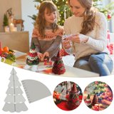 Christmas Tree Quilting Set - 7-Piece DIY Patchwork Ruler Set, Hand ...