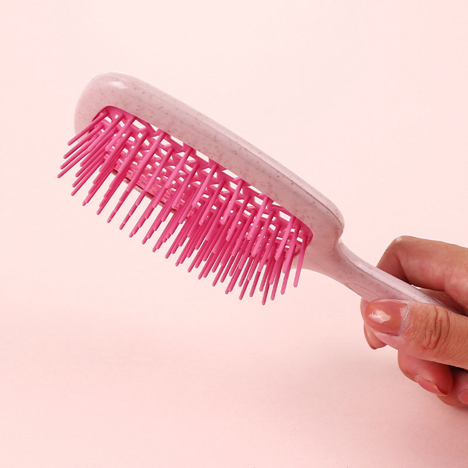 Peine hueco para masaje de cabeza, cabello liso, sin nudos, peine para ...