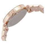 Michael Kors Women's Parker Wrist Watch, Crystal Pave Logo, Rose Gold ...