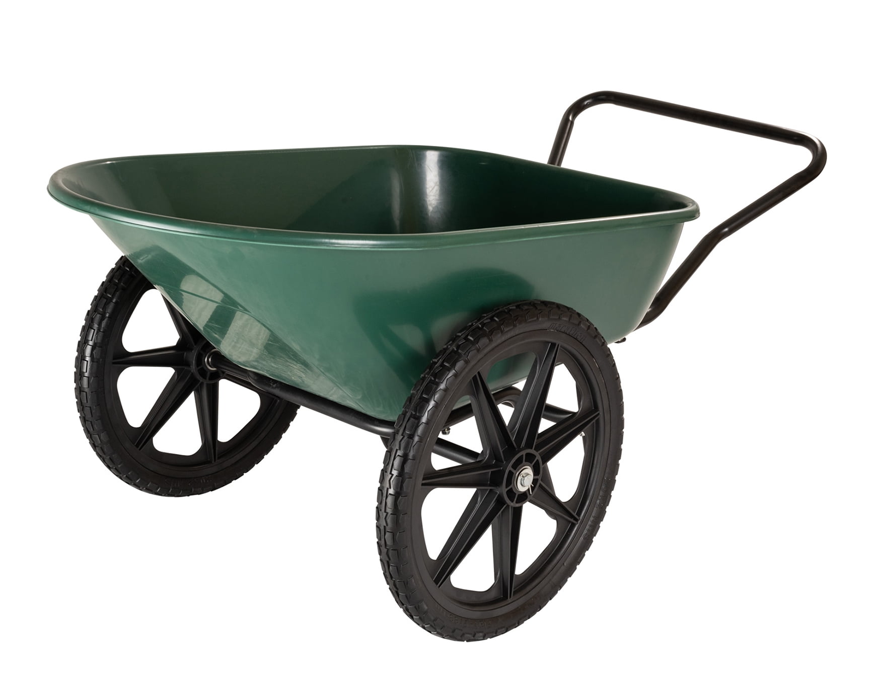Marathon 70030 6 Cubic Feet Green & Black Farm Barrow - Walmart.com