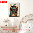 2D Flat, Educational Growth Wood Framed Wall Art, Bright Back to School ...