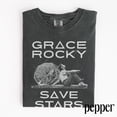 CLOTEX Grace Rocky Save Stars Graphic Tee, Human Alien Friendship Shirt ...