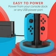 TALK WORKS Nintendo Switch Joycon Charger Station 4-Remote Joycon ...