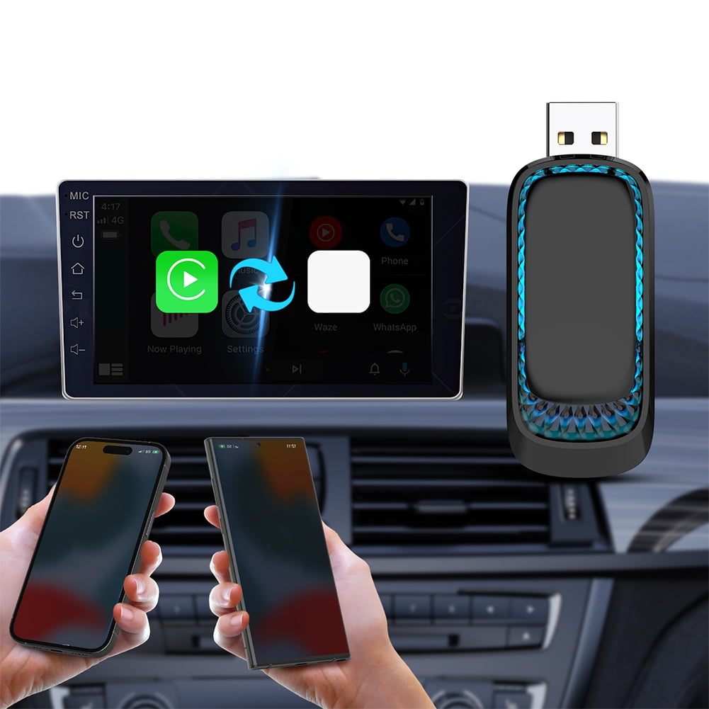 CarPlay AI Box Smart Adaptador Inalámbrico Y Android Auto Plug & Play ...