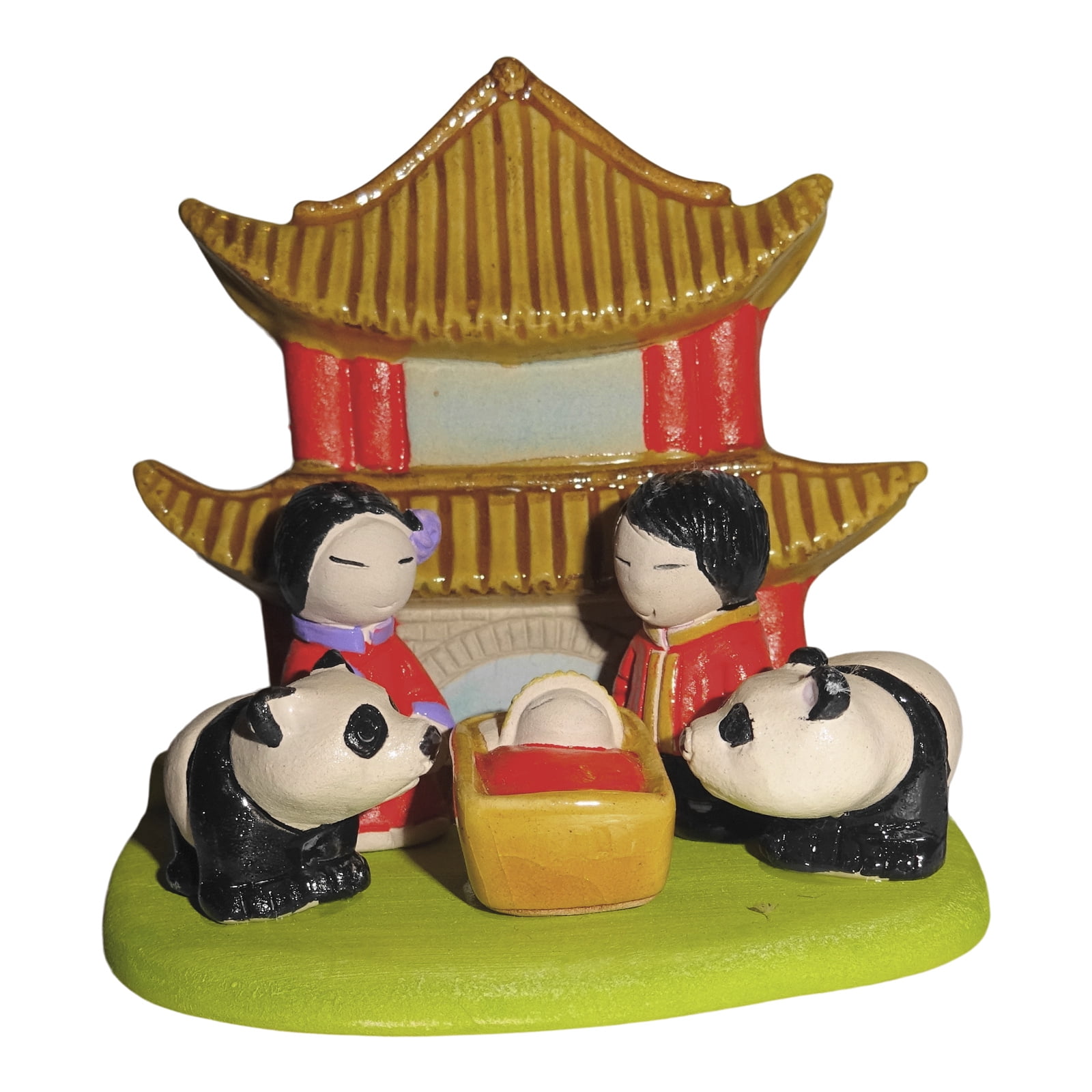 The Crabby Nook Small Cultural Nativity Scene Seasonal Decoration ...