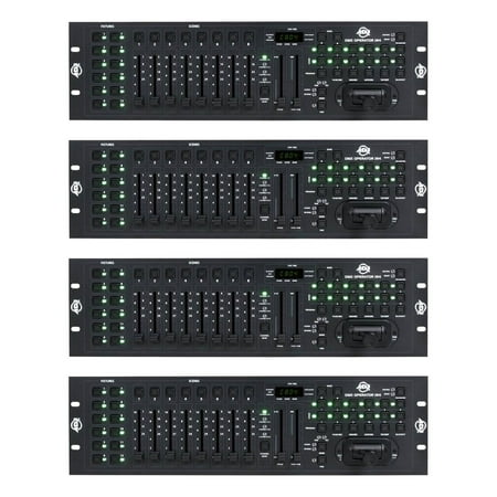 American DJ DMX and MIDI Operator 384 Channel Light Controller (4 Pack ...
