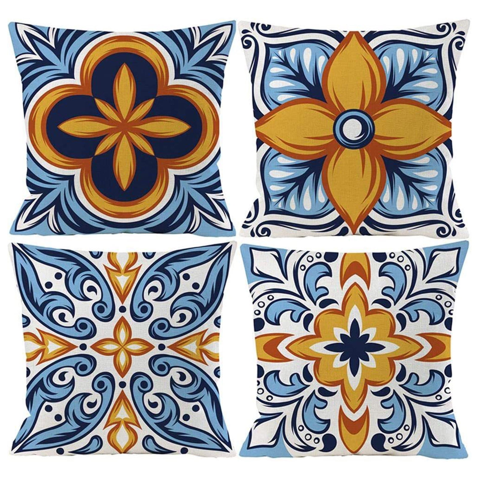 Click here for Bozhang Pillow For Outdoor Patio Boho Floral Farmh... prices