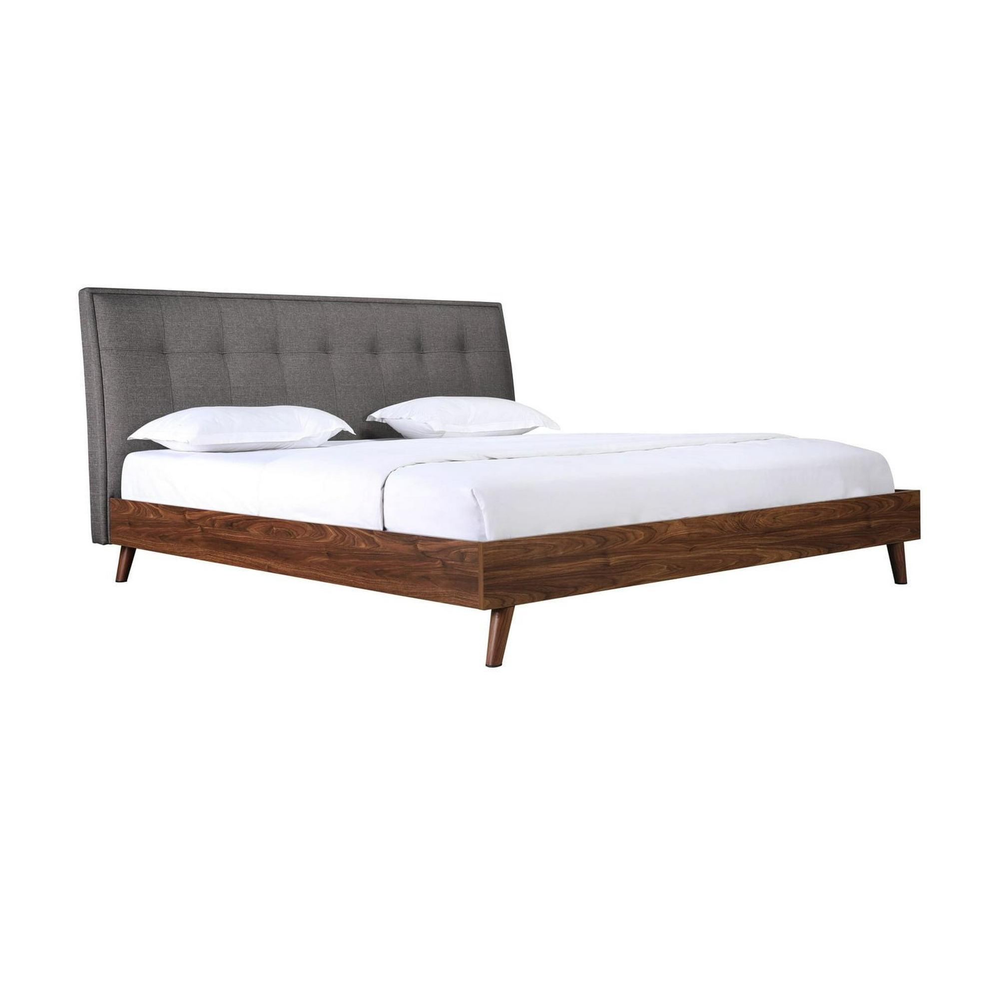 Click here for Topline Home Furnishings King Platform Bed With Up... prices