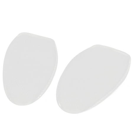 Shoes Walking Silicone Gel Insert Half Sole Cushions Pad Insoles Clear ...