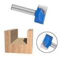 1Pcs 8mm Shank Bottom Cleaning Router Bit,2-Flutes Carbide Tipped ...