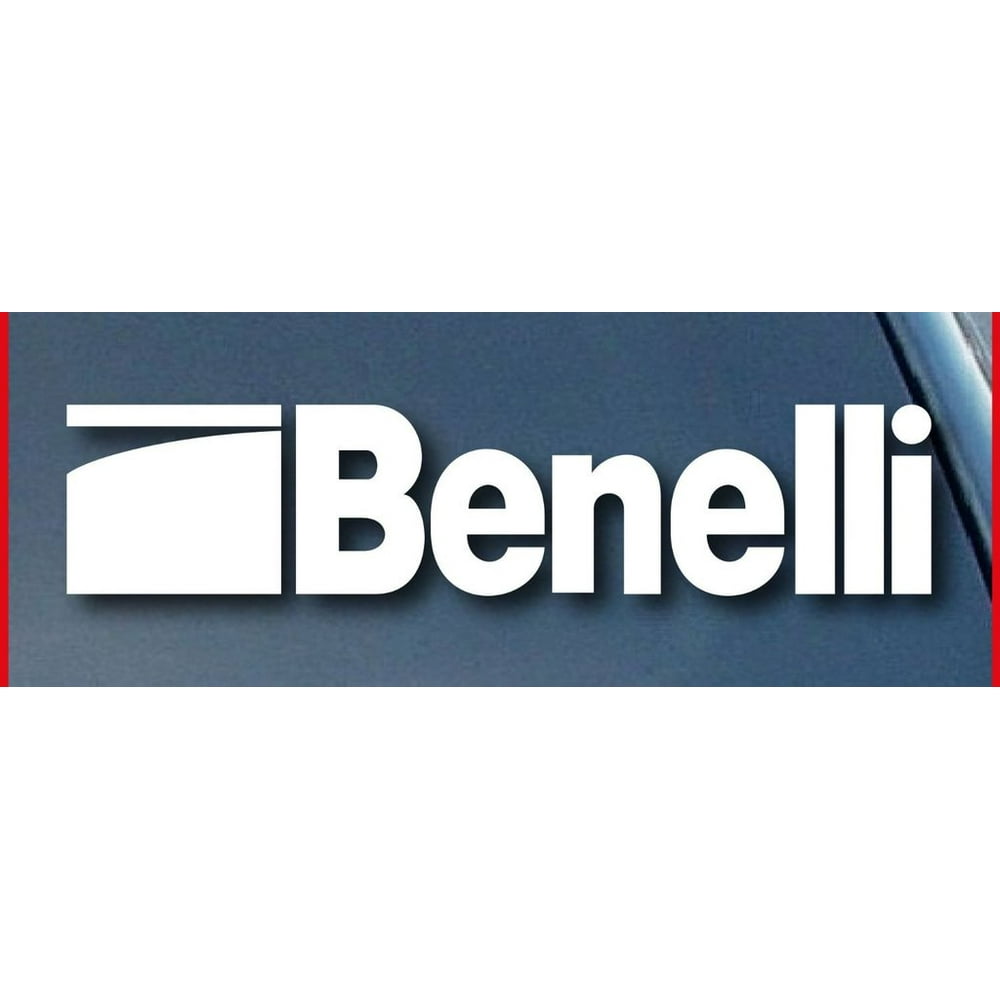 Benelli Firearms Car Window Vinyl Decal Sticker 6" Wide (Color: White ...