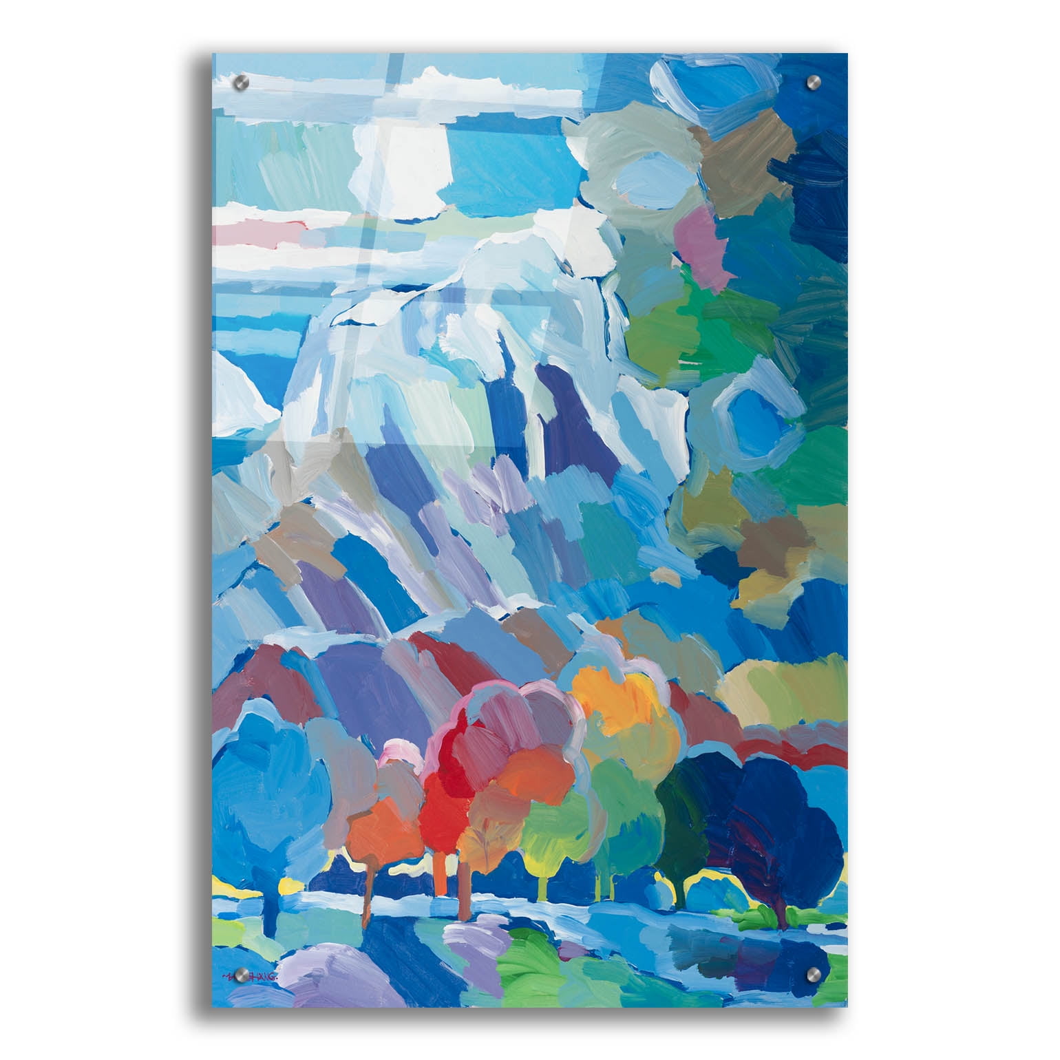 Epic Art 'Cottonwood Connection' by Hooshang Khorasani, Acrylic Glass ...