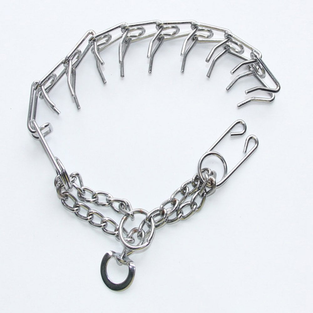 AIDM Pet Metal Training Dog Chain Large Dog Special Collar Dog With Dog ...