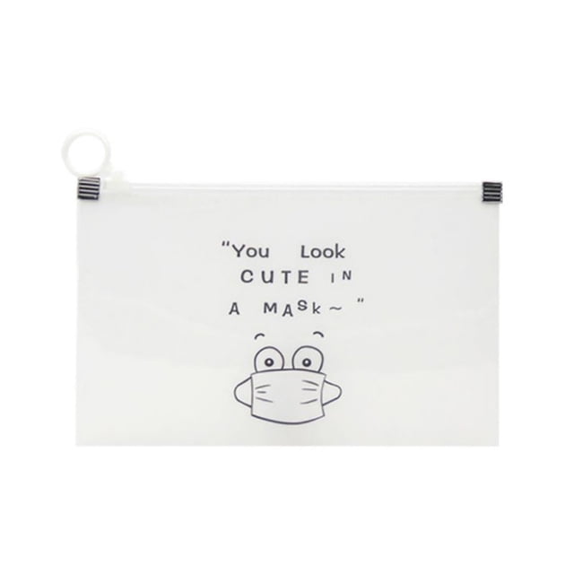 Cartoon Portable Waterproof Face Shield Storage Box Dust-Proof Nose ...