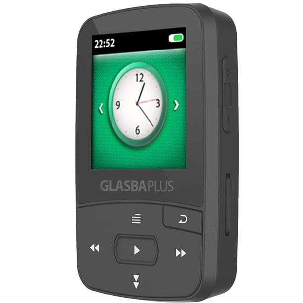 Samvix Glasba Plus 8GB Bluetooth MP3 Player with Internal Games (Gray ...