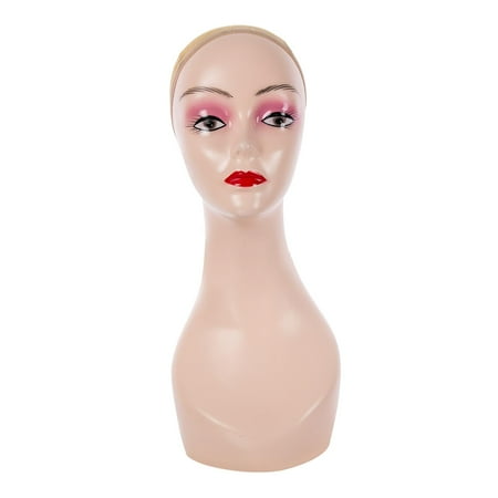 Female Head Mannequin Hat Display Rack Stable Long Neck Manikin Display ...