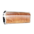 Bread Loaf Container|Transparent Bread Box with Airtight Lid|Sandwich ...