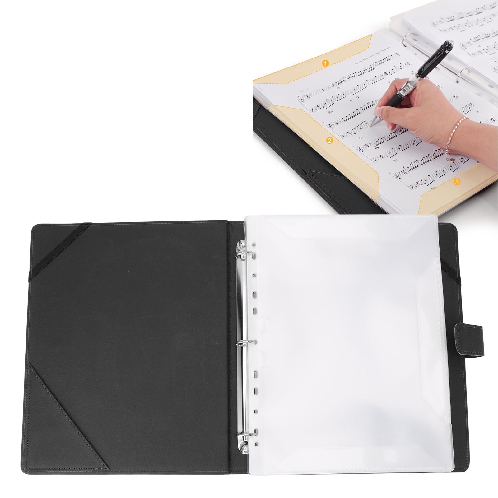 Carpeta De Música Coral De 3 Anillas, Carpeta De Música A4, Carpeta De ...