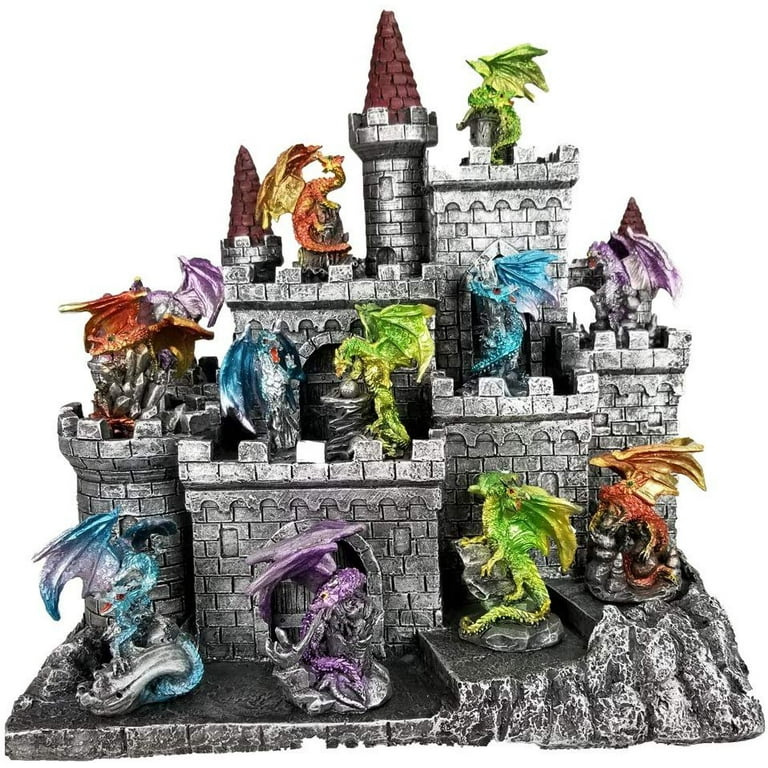 Fantasy Castles With Dragons