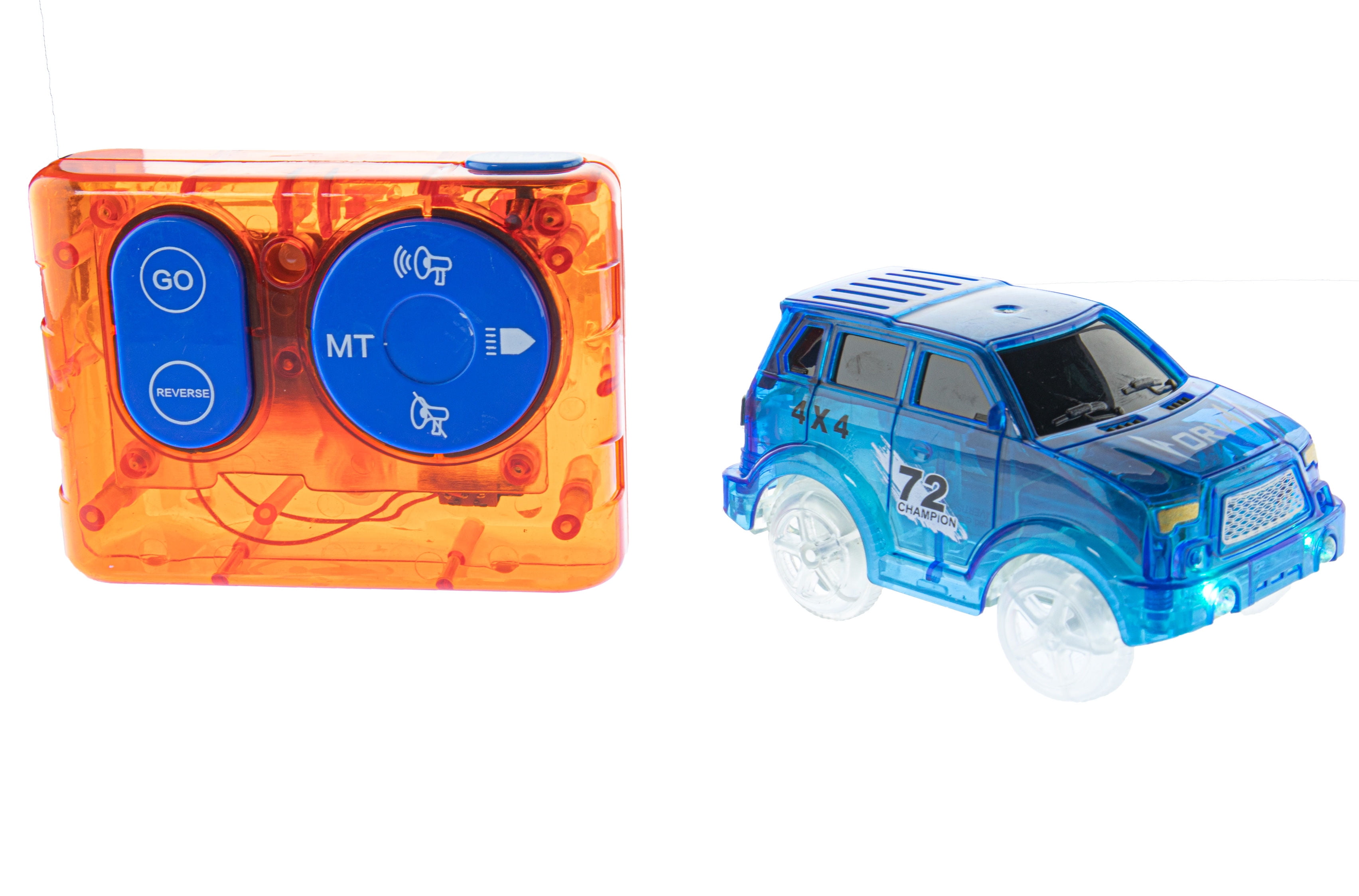 RC Remote Control Turbo Race Car For Light Up Twisting Tracks - LED ...