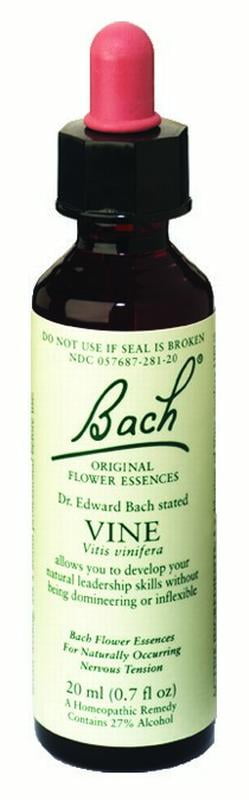 Bach Original Formulas Flower Remedies Drops, Vine, 0.7 Fl Oz - Walmart.com