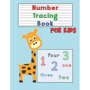 number tracing worksheets Ages 3+: trace numbers practice workbook for ...
