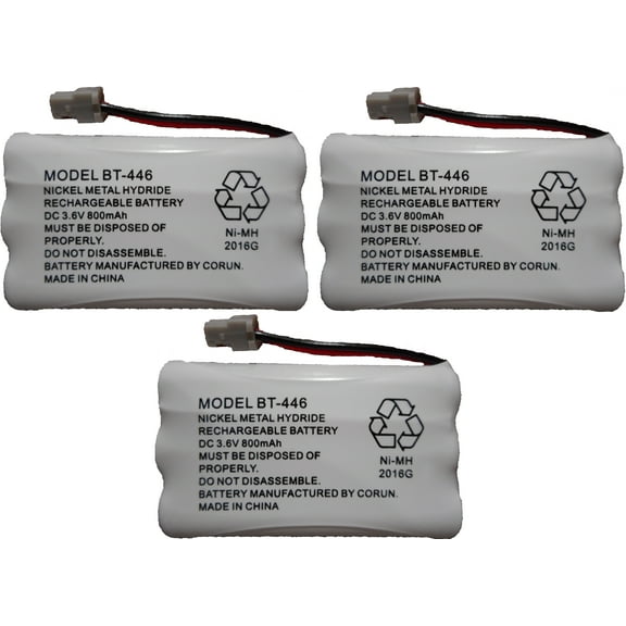 Baobian Cordless Phone Batteries Replacement 2.4V 400mAh NiMH ...