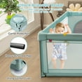 Costway XL Baby Play Yard: Extra Large Safety Playpen & Activity Center ...