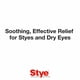 Stye Sterile Lubricant Eye Drops, Fast Soothing Relief, 0.5 oz ...