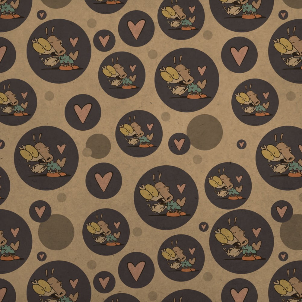 Rocko's Modern Life Hug Premium Kraft Gift Wrap Wrapping Paper Roll ...