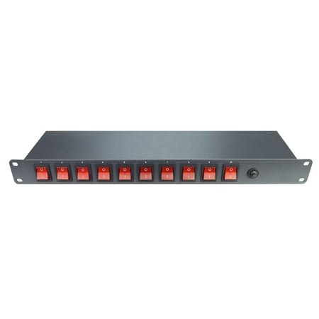 cENTROPOWER PDU Power Strip Surge Protector,10 Outlet 1U Network-grade ...