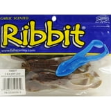 Stanley 4" Ribbit Rubber Frog Softbait, Gren Pumpkin, 5 pack - Walmart.com