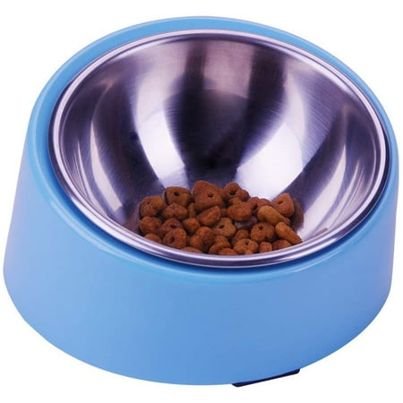 Super Design Mess Free 15° Slanted Bowl for Dogs and Cats, Tilted Angle ...