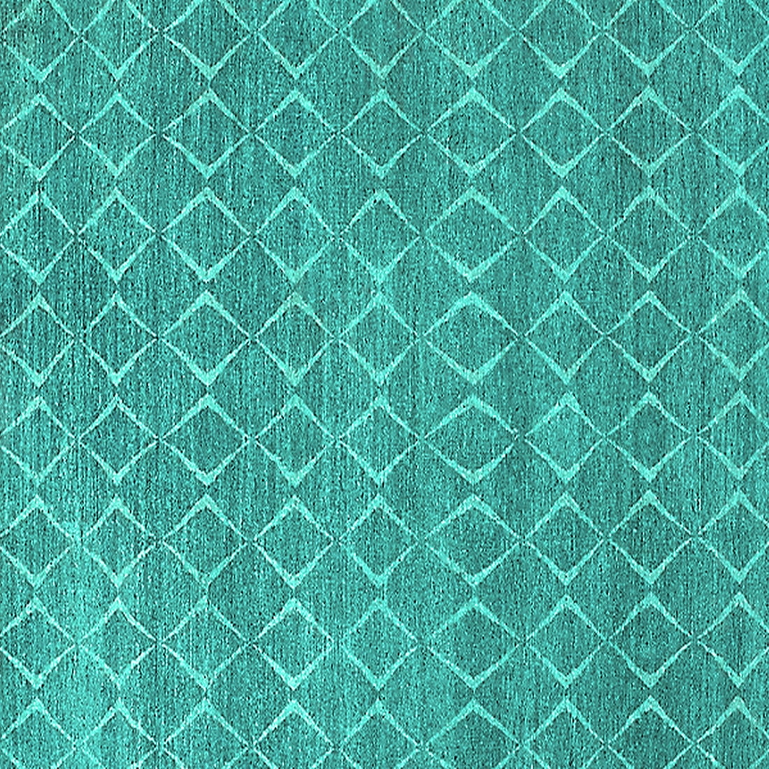 Ahgly Company Indoor Square Trellis Turquoise Blue Modern Area Rugs, 7 ...