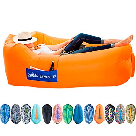 Chillbo Shwaggins Inflatable Couch - Cool Inflatable Lounger. Upgrade ...