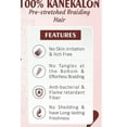 6X Pre-Stretched Professional Braiding Hair 100% Kanekalon Hot Water ...