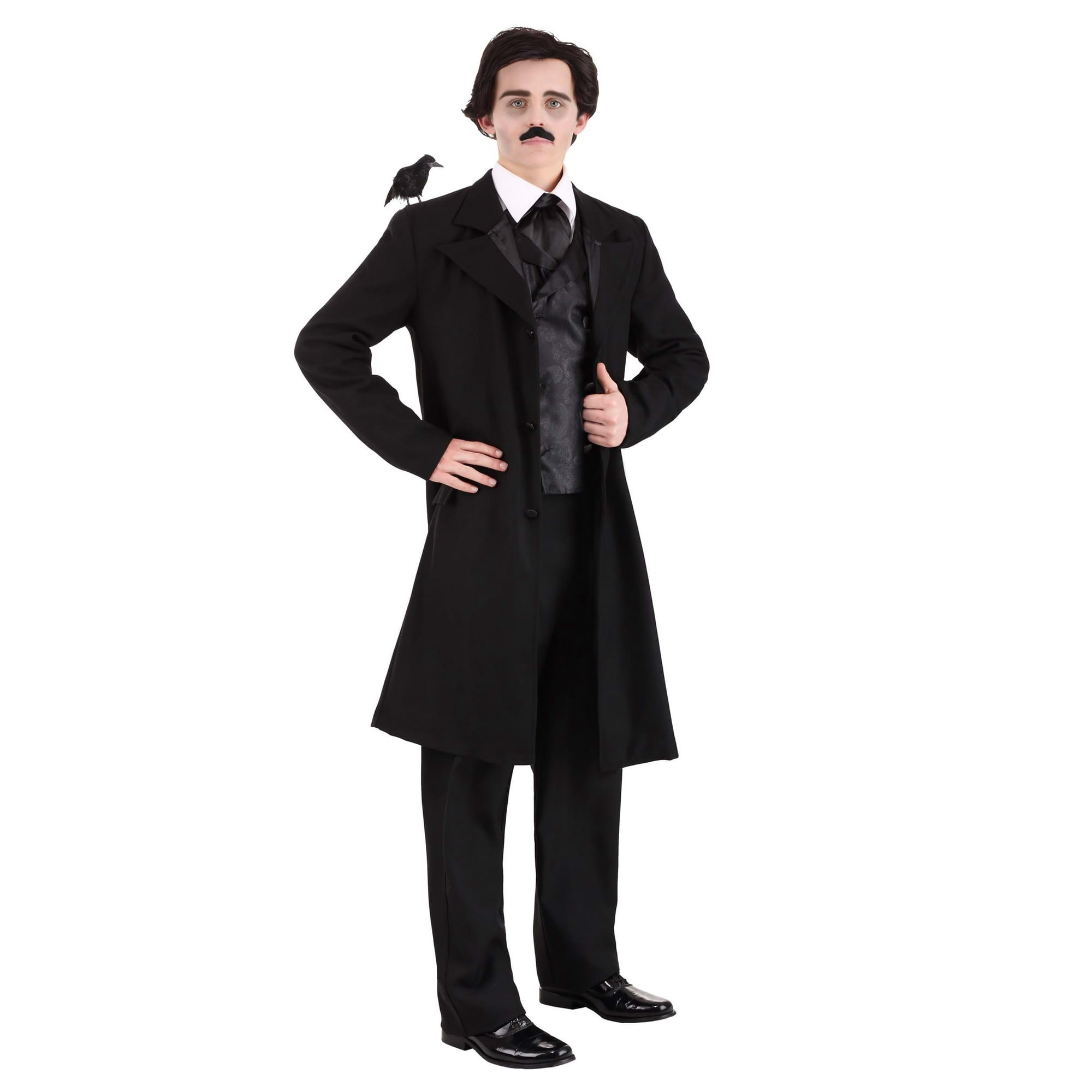 Fun Costumes Mens Edgar Allan Poe Costume L