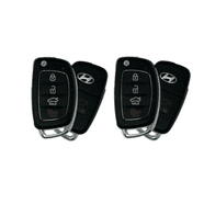 2 FLIP KEY FOB For 2015 2016 2017 HYUNDAI SONATA REMOTE TQ8-RKE-4F16 ...