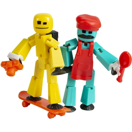 Stikbot Chef and Lifestyle Dual Action Pack - Includes 2 Stikbots and ...