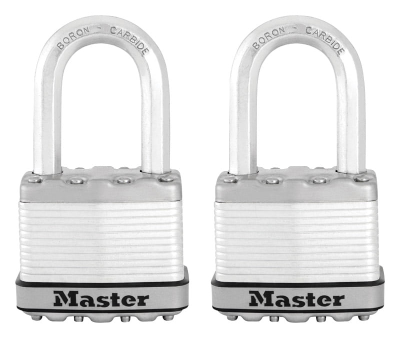 Master Lock 2" W x 1.5" L Stainless Steel Ball Bearing Locking Padlock ...