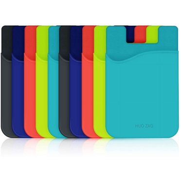 Feishell Credit Card Holder for Back of Phone with Ring Stand Stick on ...