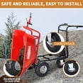 Electric Powered Wheelbarrow, Utility Cart Material Debris Hauler Power ...