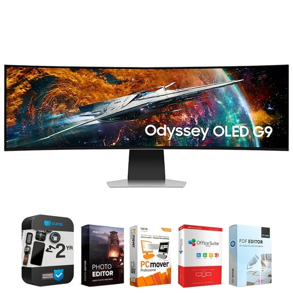 SAMSUNG 49" Odyssey OLED G9 (G95SD) Dual QHD 240Hz 0.03ms Curved Gaming ...