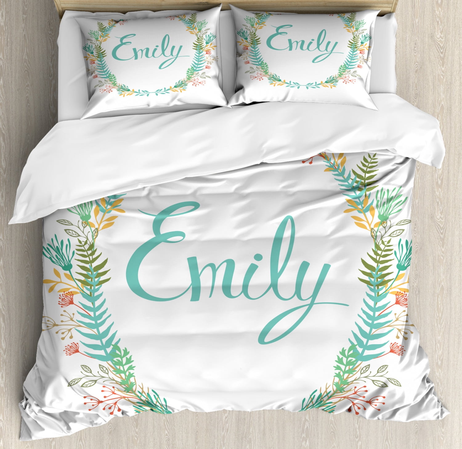 Emily Queen Size Duvet Cover Set, Composition of Popular English Girl ...