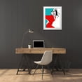 Ramdeen, Aasha 25x32 White Modern Wood Framed Museum Art Print Titled ...