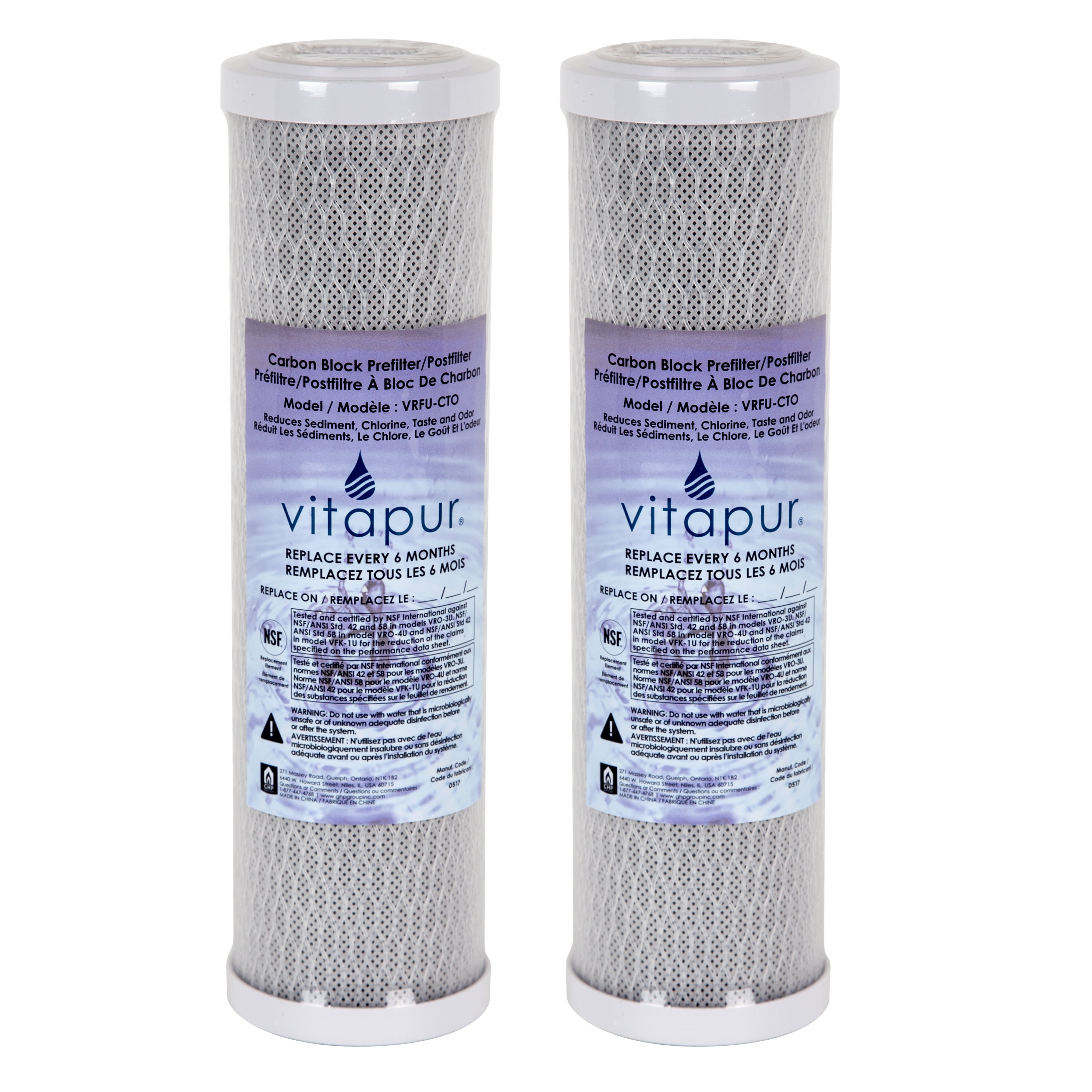 Vitapur VRFK3U Filter kit (2 Filters) - Walmart.com
